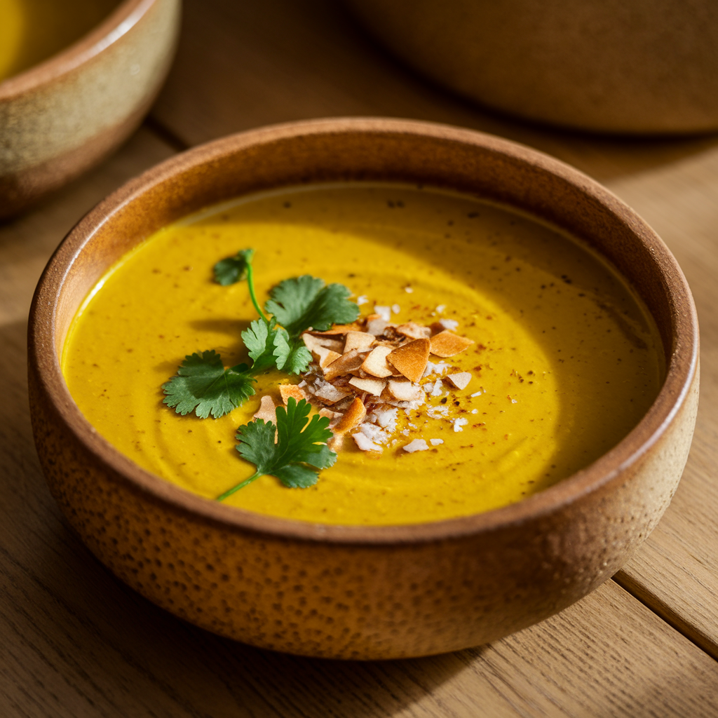 Velouté de courgettes au curry - L'armoire à épices